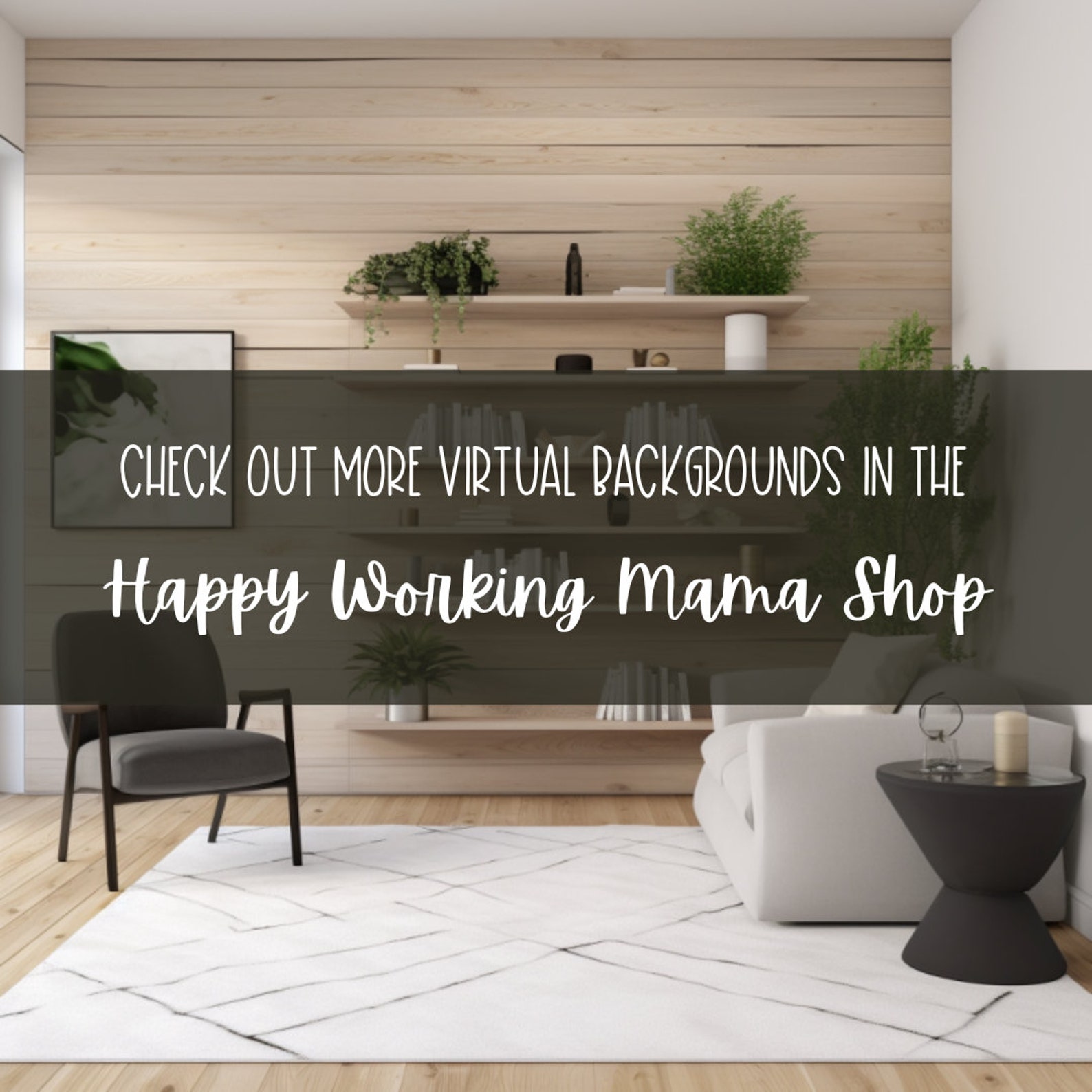 5 Virtual Background Images (BUNDLE) | 5 Original, Realistic Living ...