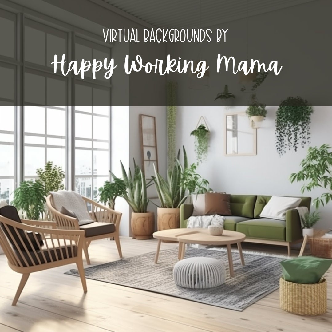 5 Virtual Background Images (BUNDLE) | 5 Original Backgrounds for ...