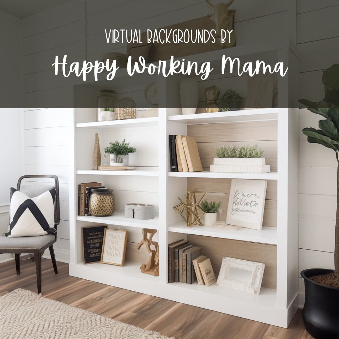 Virtual Background Image | Modern Farmhouse Style Living Room ...