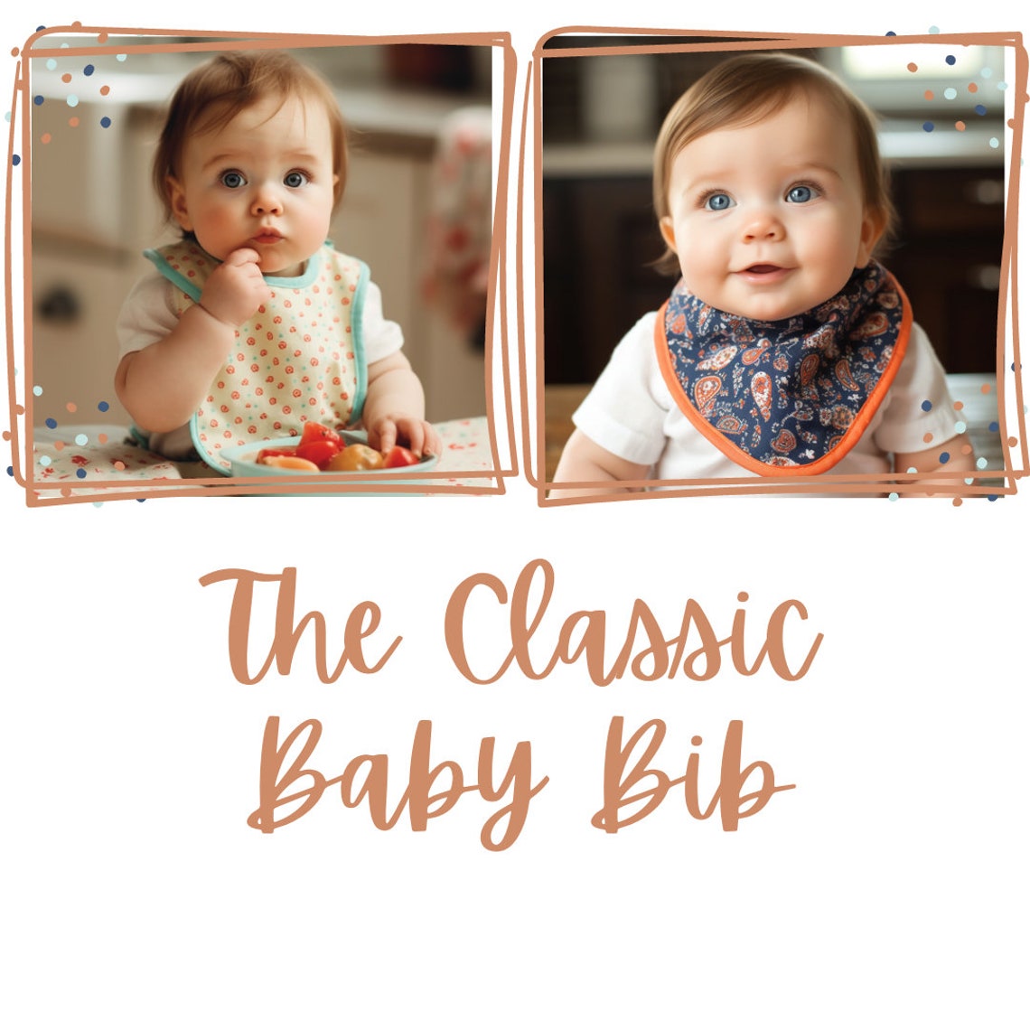 DIY Baby Bib Tutorial With Patterns 3 Bib Styles Tutorials & Patterns ...
