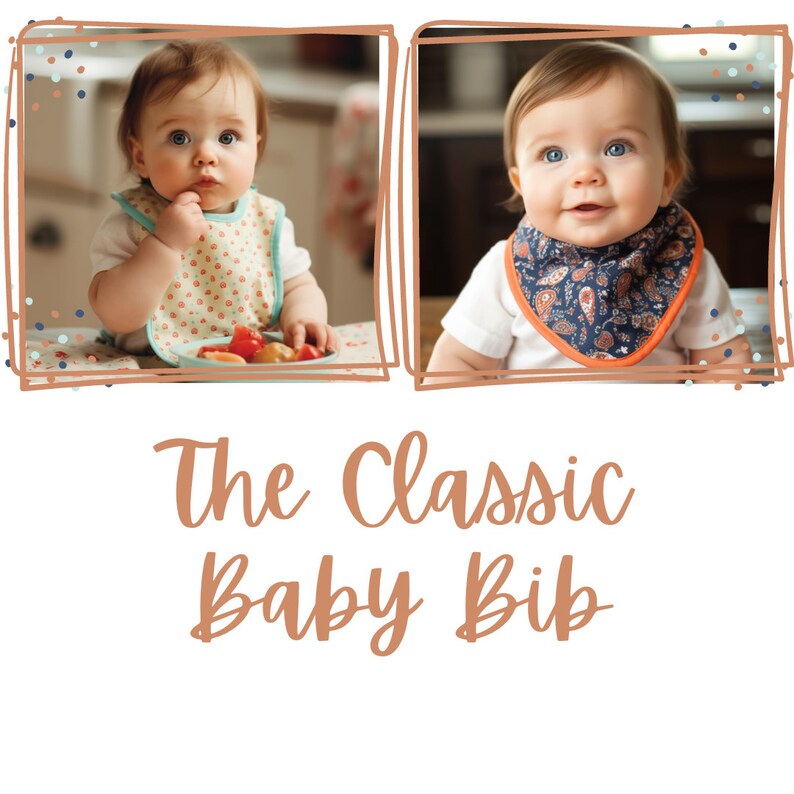DIY Baby Bib Tutorial With Patterns | 3 Bib Styles Tutorials & Patterns ...
