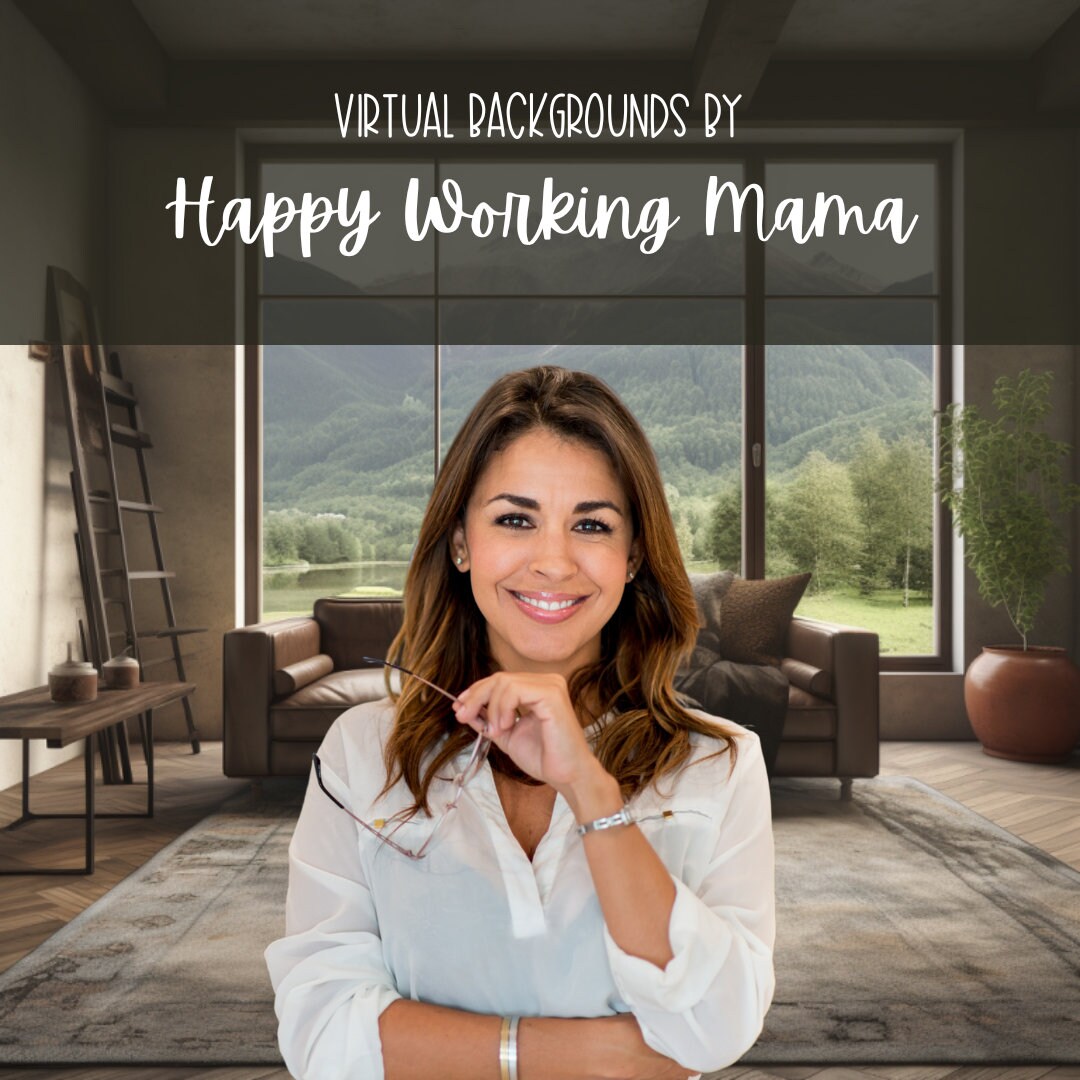 Rustic Virtual Background Images (BUNDLE) | 5 Original, Rustic Living ...