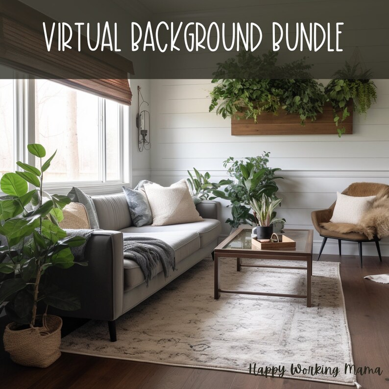 5 Beautiful Modern Farmhouse Virtual Background Images (BUNDLE ...