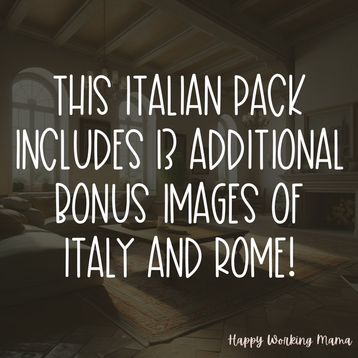 7 ITALIAN Images for Virtual Background, Pack of 7 Virtual Italian ...