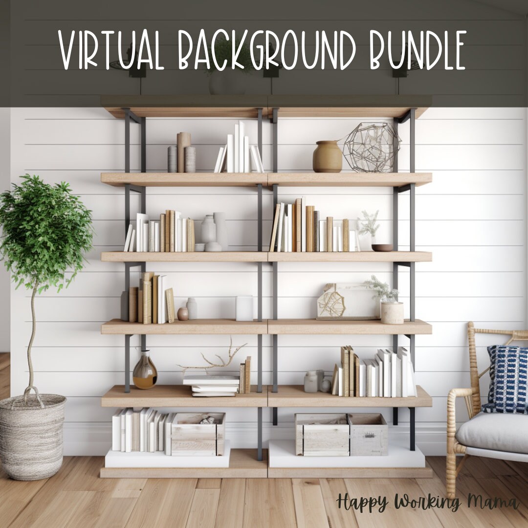 5 Beautiful Modern Farmhouse Virtual Background Images (BUNDLE ...