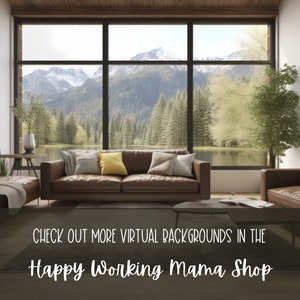 5 Office Virtual Background Images (BUNDLE) | 5 Original Work ...