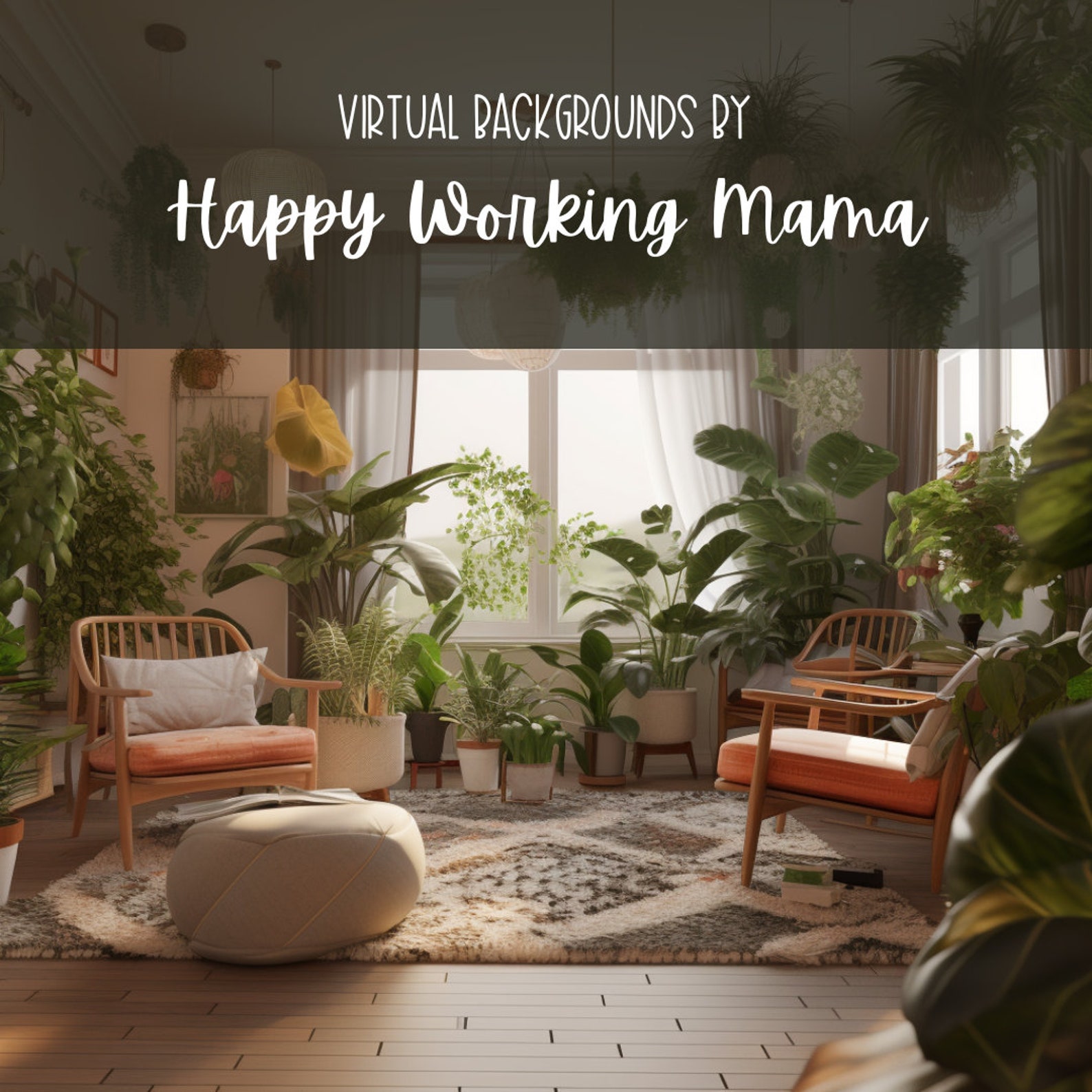 5 Virtual Background Images (BUNDLE) | 5 Original Backgrounds for ...