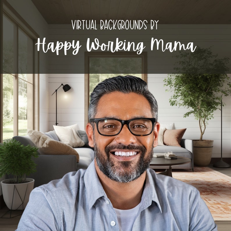 5 Beach Ocean View Living Room Virtual Background BUNDLE 5 Backgrounds ...