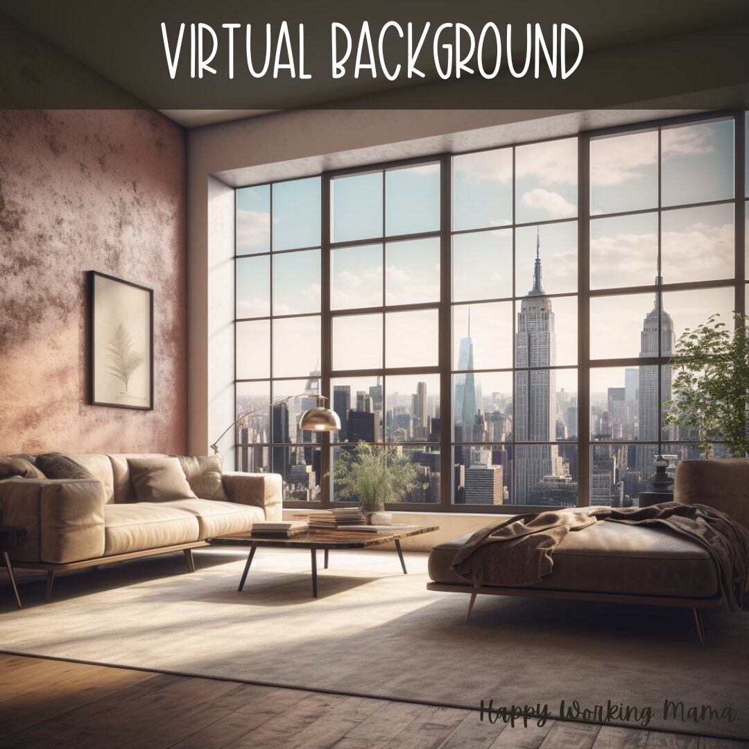 New York City Background Image for Zoom Meetings | New York ...