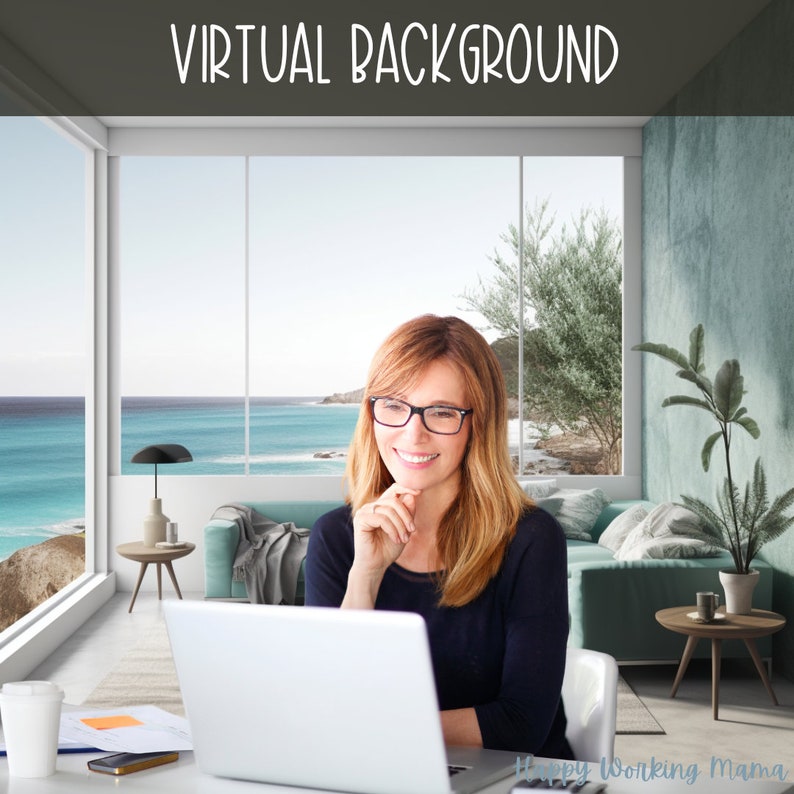 CUSTOM Virtual Background Image for Digital Backdrops Zoom - Etsy