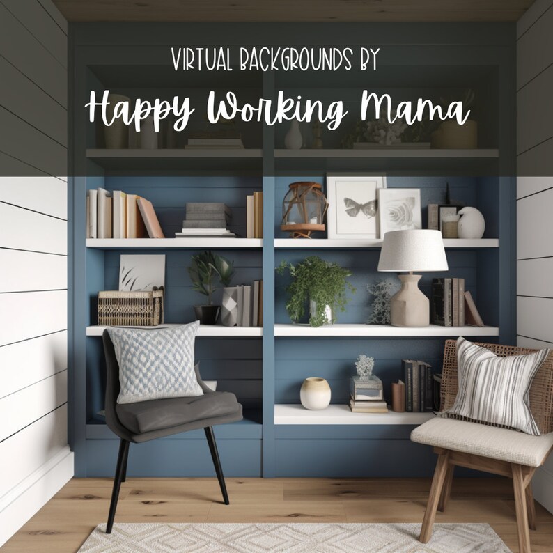Virtual Background Image | Modern Farmhouse Style Living Room ...