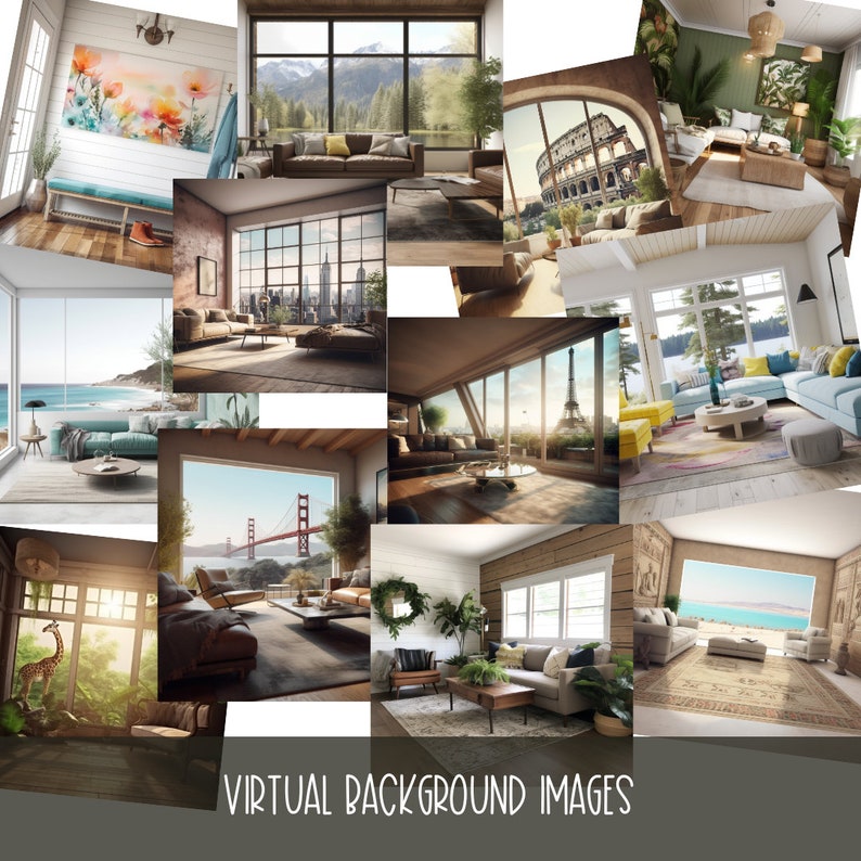Professional Background for Virtual Meetings Beautiful Lake House ...