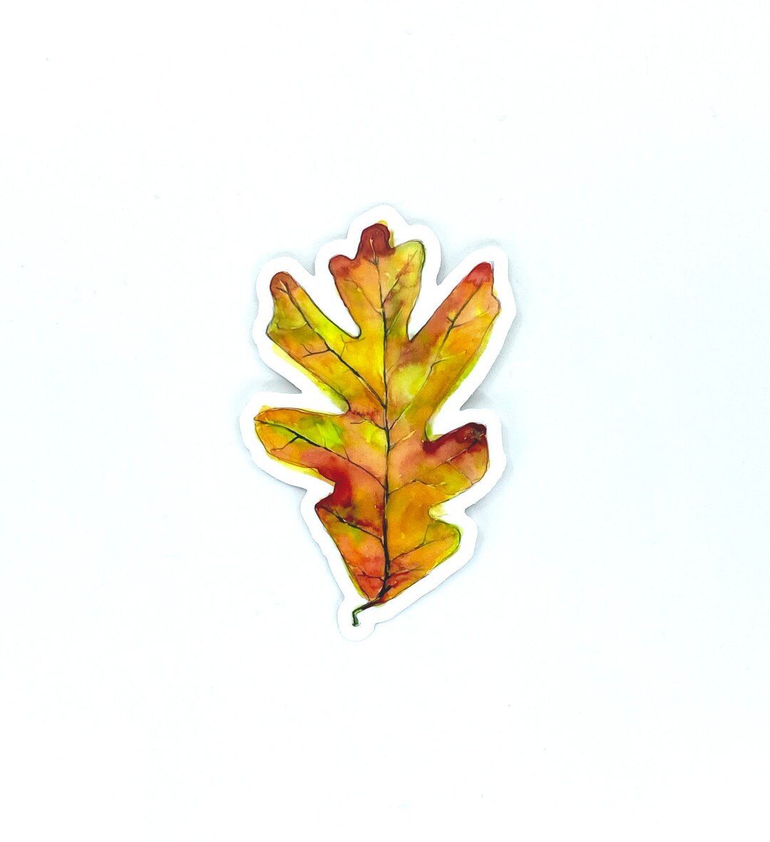 Oak Leaf Sticker / Adirondacks Mountain Life Autumn High Peaks 46er ...