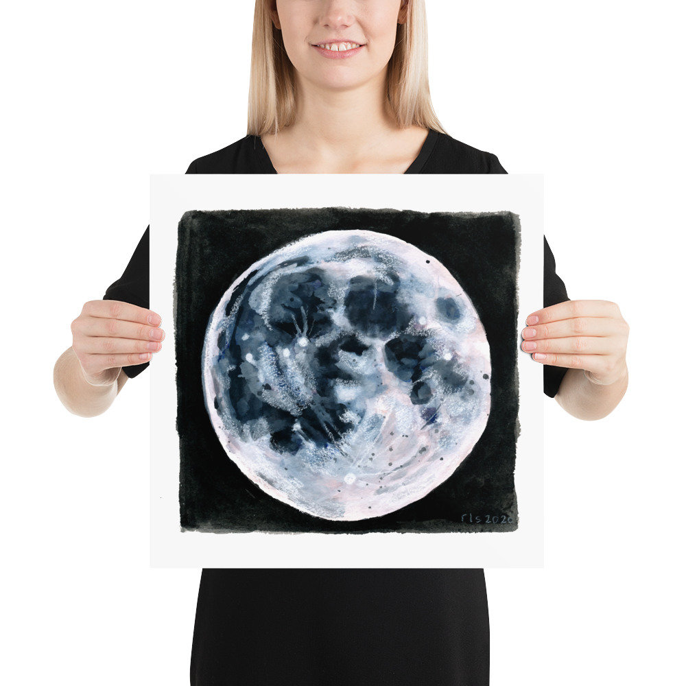 Full Moon / Astronomy Mystic Nature Wiccan Cabin Camp Decor Outdoor ...