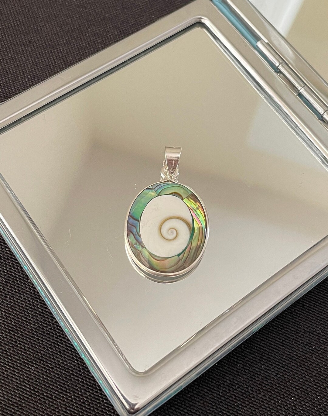 Gorgeous Large Natural White Shiva Shell Green Paua Shell and - Etsy UK
