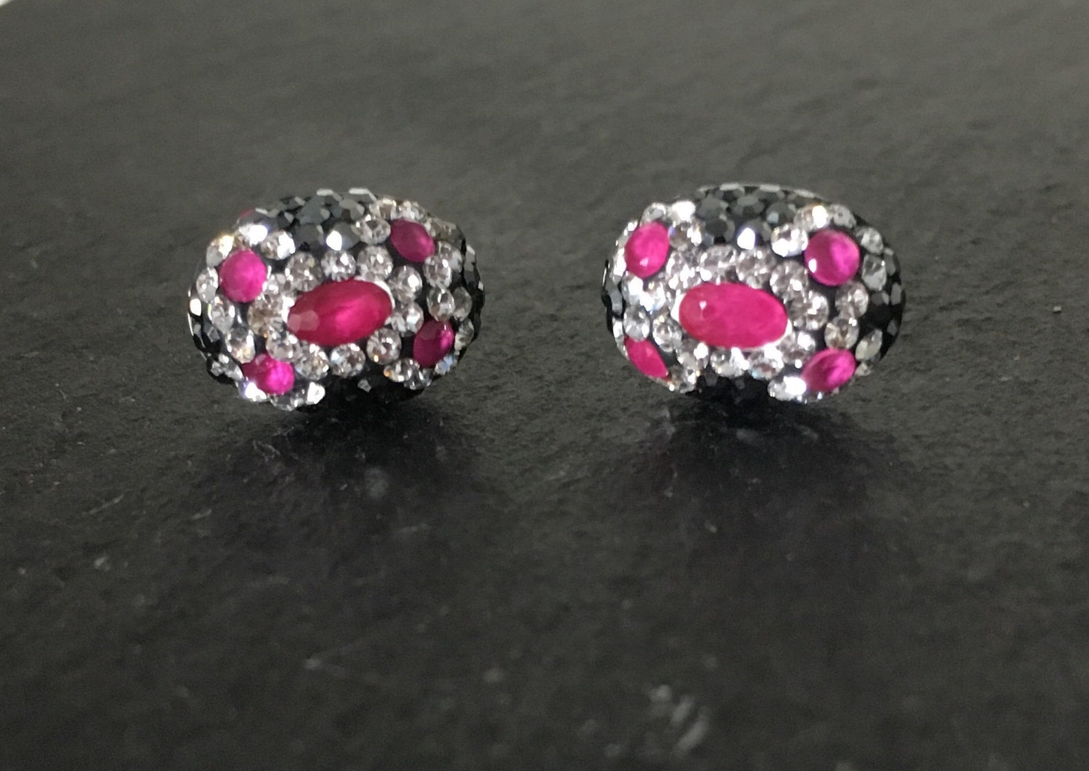 Gorgeous Natural Red Ruby Cubic Zirconia and 925 Sterling | Etsy UK