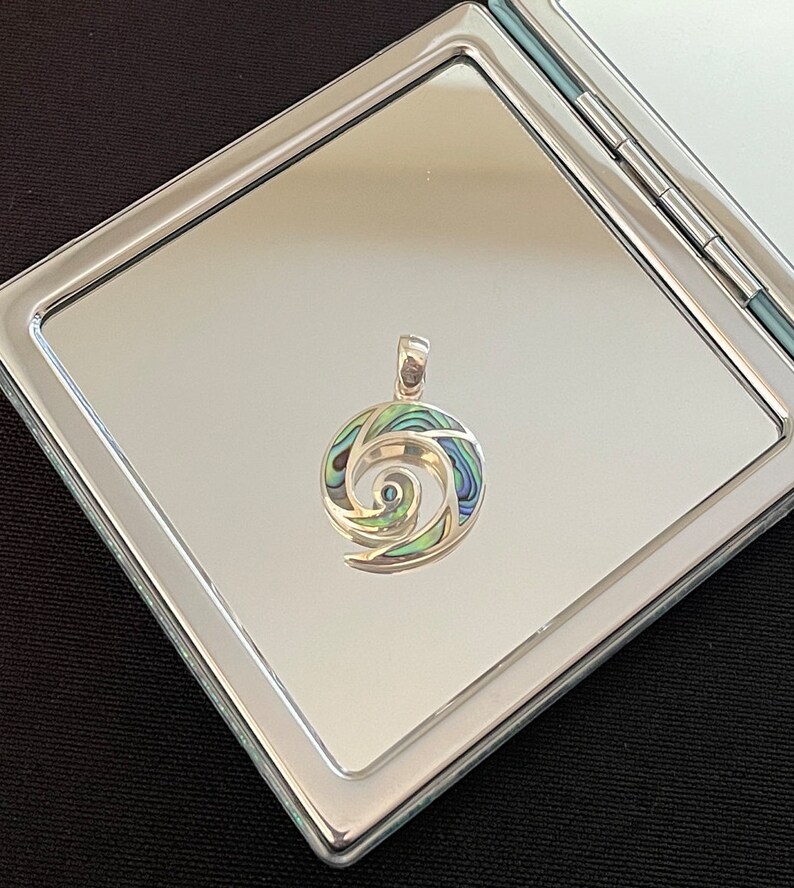 Gorgeous Mosaic Natural Green Paua Shell/abalone and 925 - Etsy UK