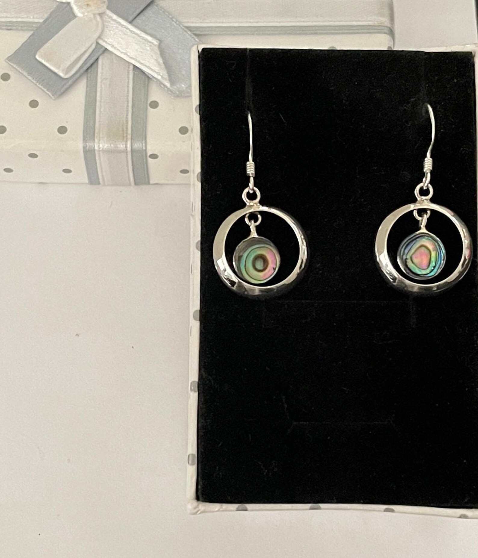 Gorgeous Natural Green Paua Shell/abalone and 925 Sterling - Etsy