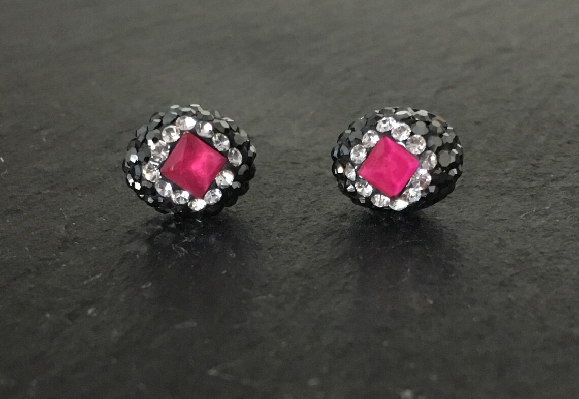 Gorgeous Natural Red Ruby Cubic Zirconia and 925 Sterling - Etsy UK