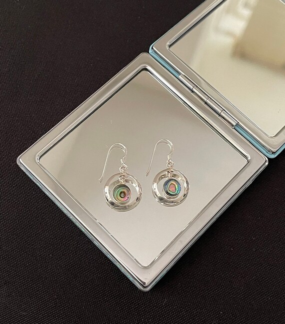 Gorgeous Natural Green Paua Shell/abalone and 925 Sterling - Etsy