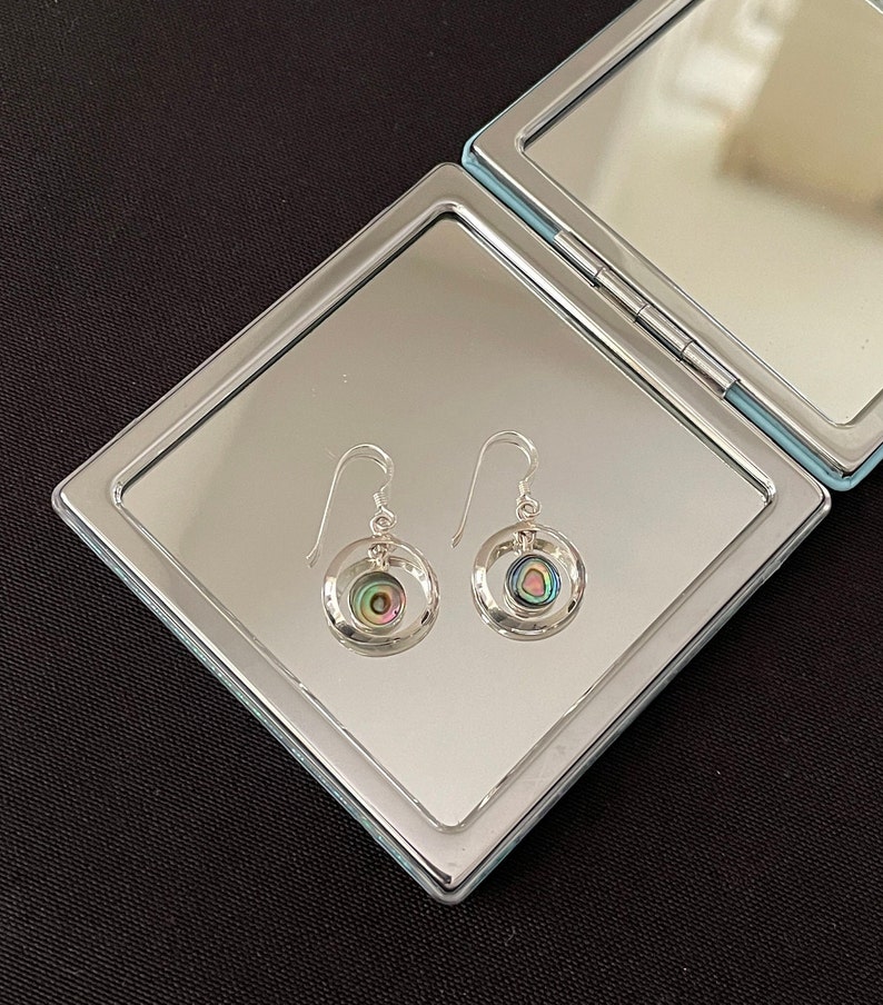 Gorgeous Natural Green Paua Shell/abalone and 925 Sterling - Etsy