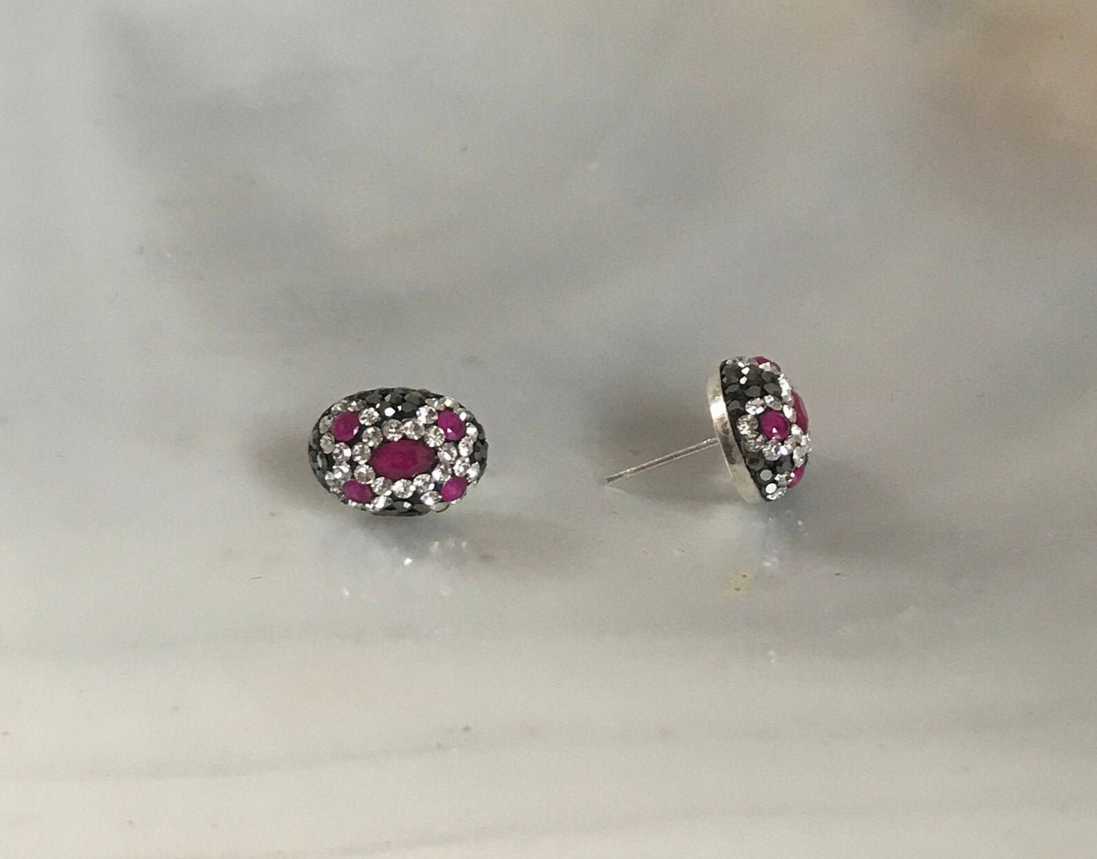 Gorgeous Natural Red Ruby Cubic Zirconia and 925 Sterling | Etsy UK