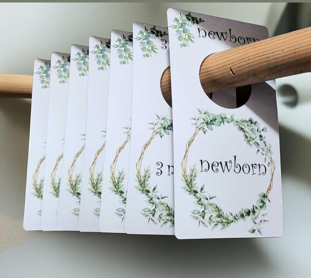 Boho Baby Clothes Dividers: Botanical Nursery Closet Organizers - Etsy