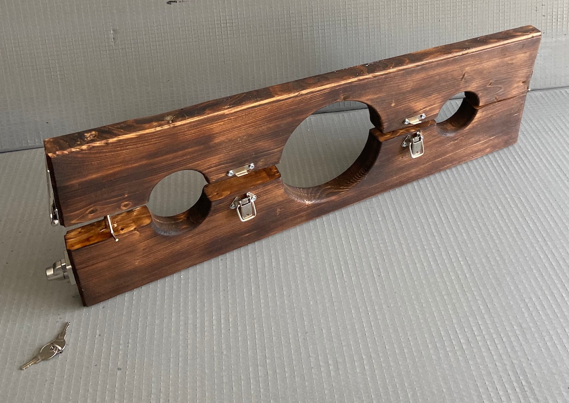 Wooden BDSM Neck and Wrist Restraining Stocks Pillory - Etsy UK