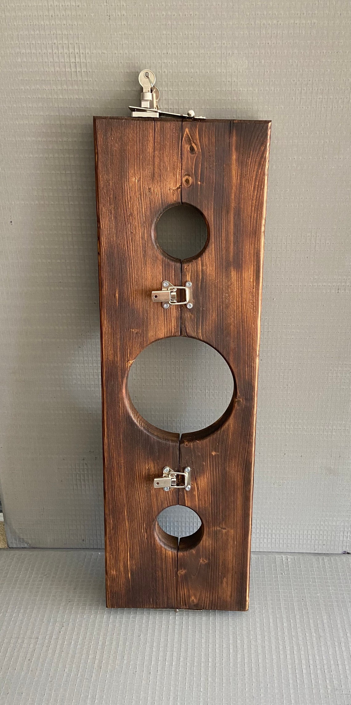 Wooden BDSM Neck and Wrist Restraining Stocks Pillory - Etsy