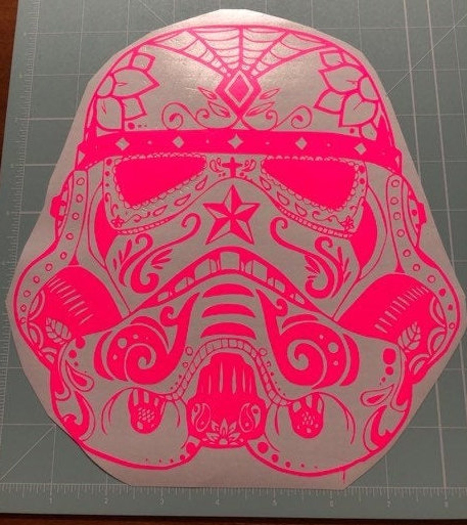 Sugar Skull Storm Trooper Svg Cut File - Etsy UK