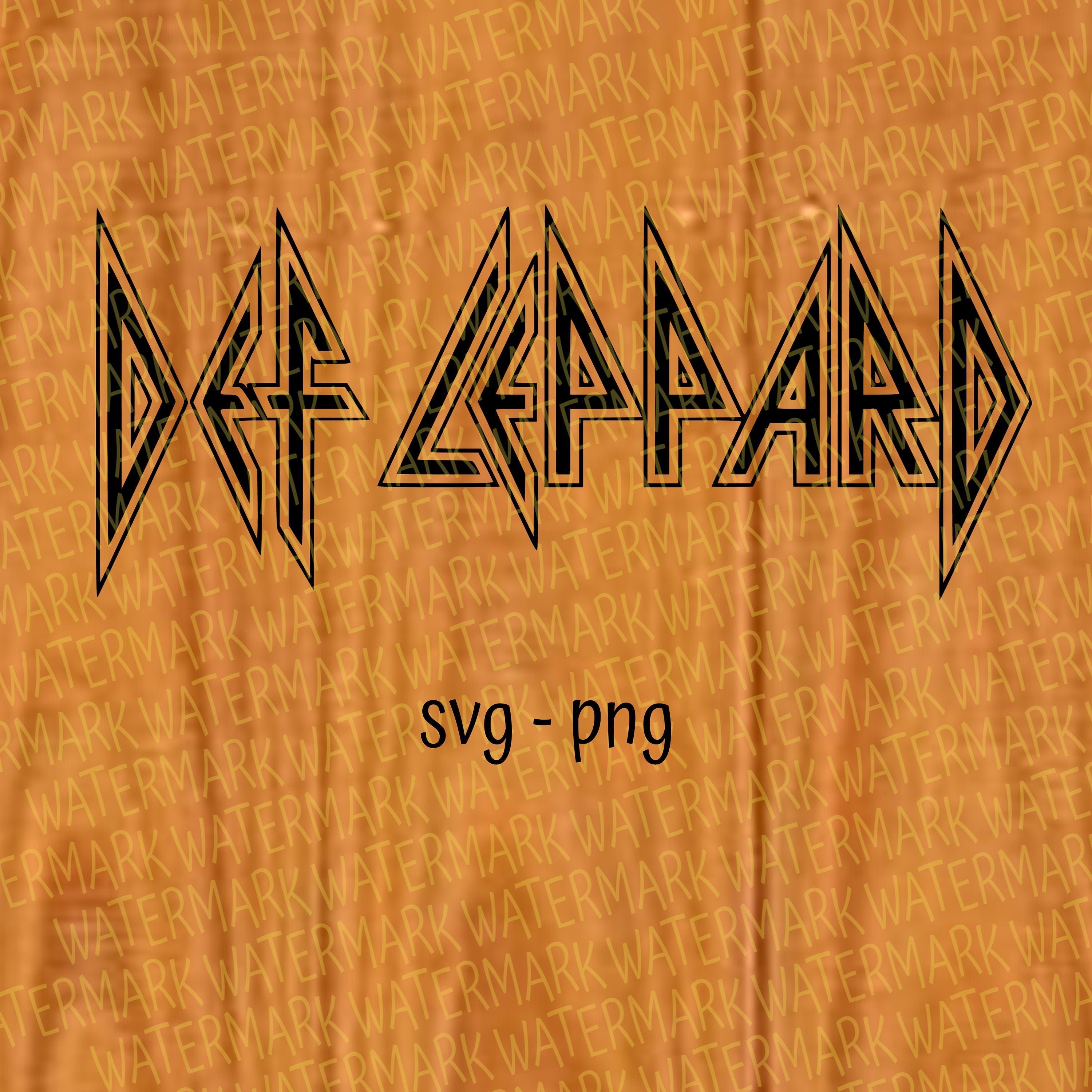 Def Leppard Cricut Linart SVG LOGO Cut File | Etsy