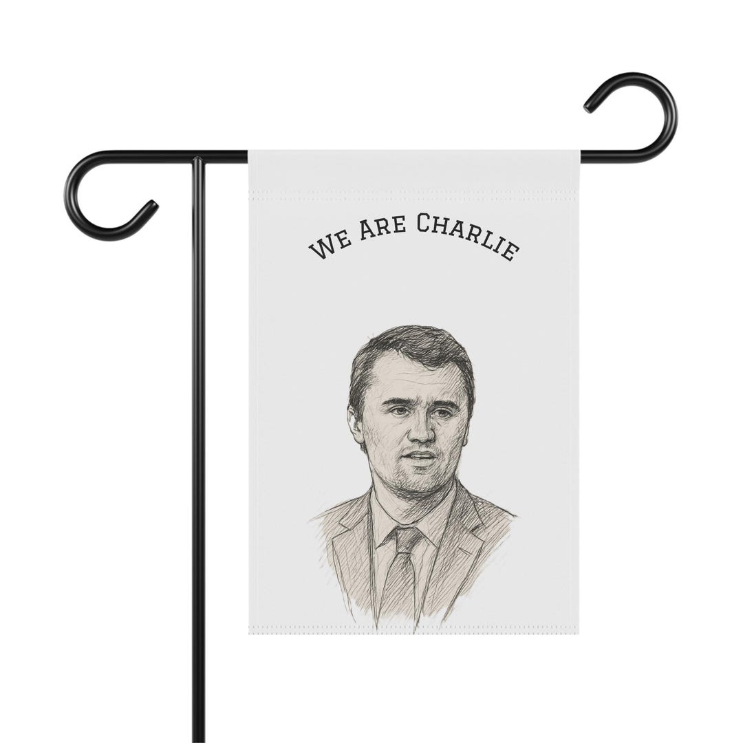 We Are Charlie Banner, Personal Garden, Outdoors Decor, Custom Flag ...