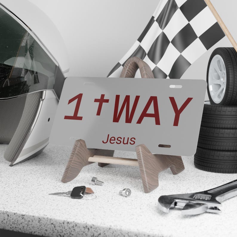 Jesus One Way Vanity Plate | License Plate - Etsy