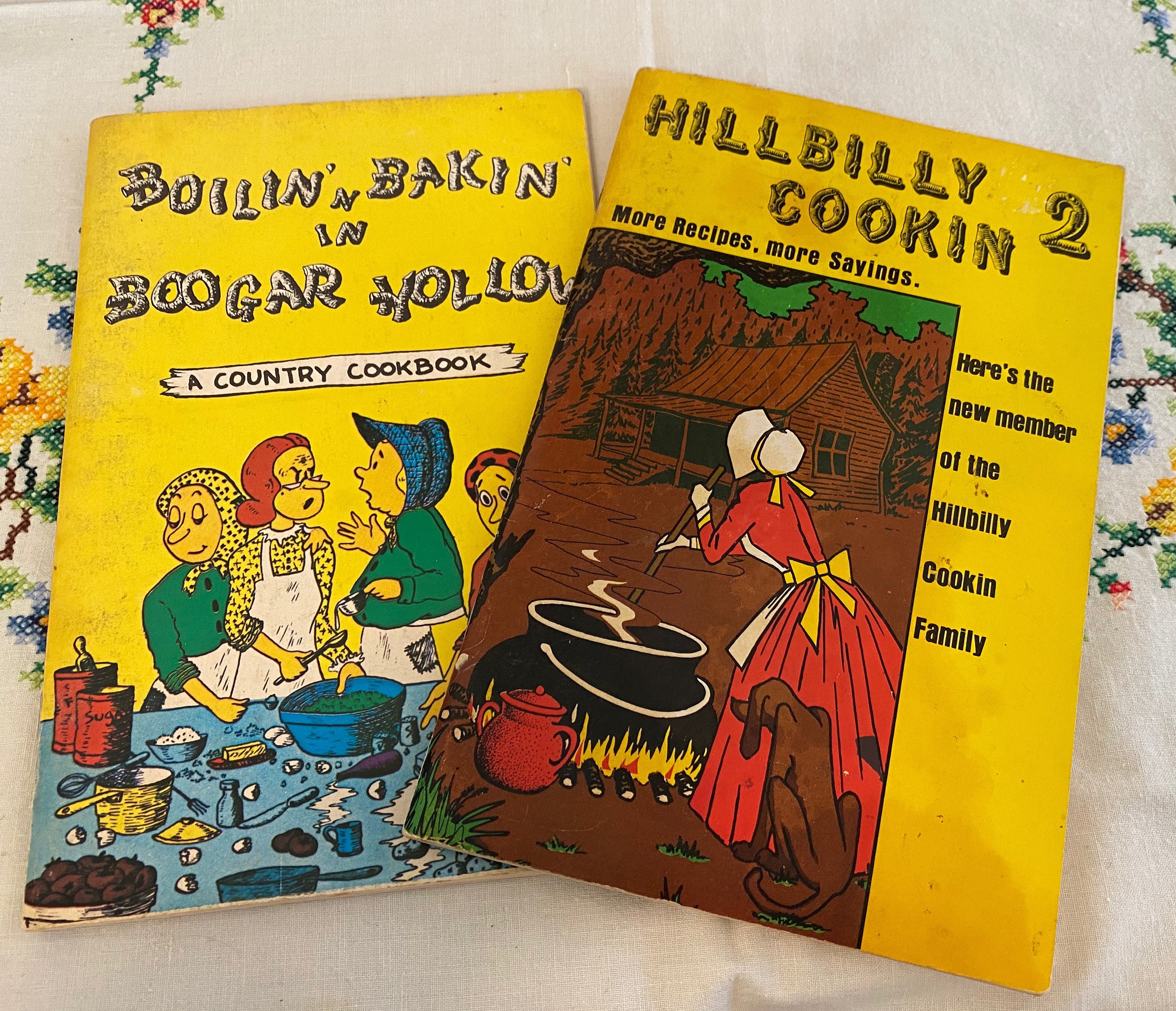 2 Vintage Hillbilly / Country Cookbooks | Etsy
