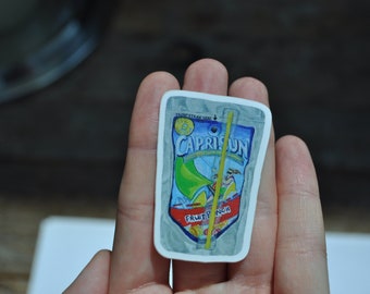 Holographic Capri Sun Sticker! 90's Kid Millennial Nostalgic Gift - Etsy