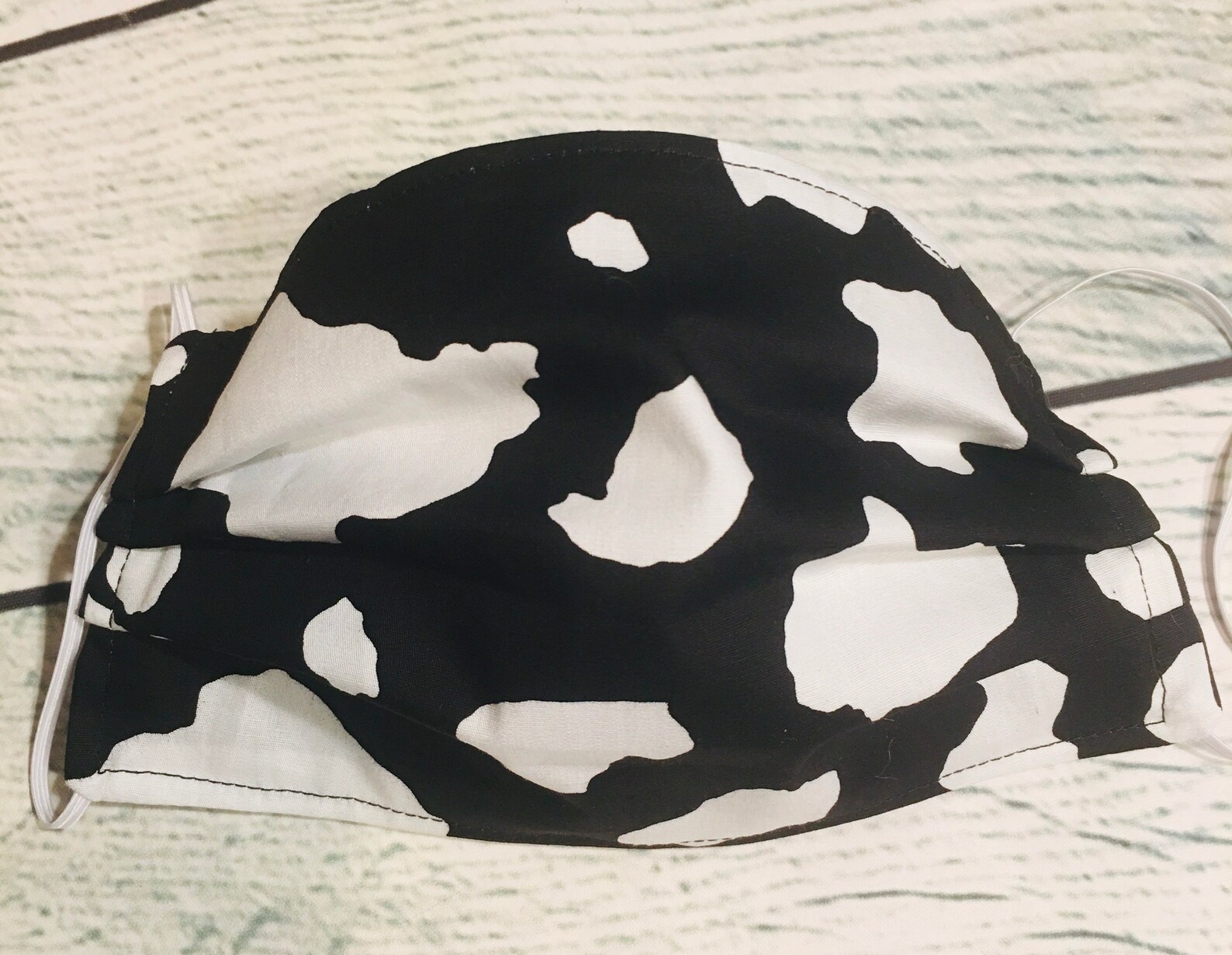 Cow Print Face Mask Adult or Child Size. 100% Cotton. | Etsy