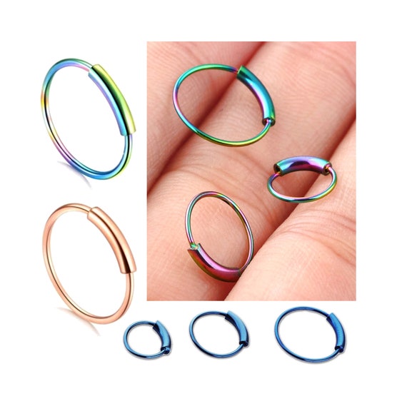 22g nose hoop surgical steel store