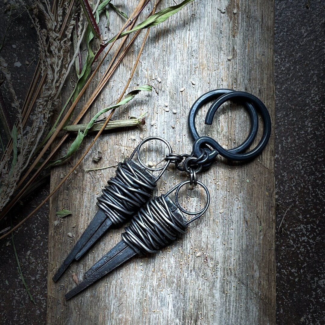 8g Ear Hangers 1800's Coffin Nails Ear Weights Crust Punk Pagan Occult ...