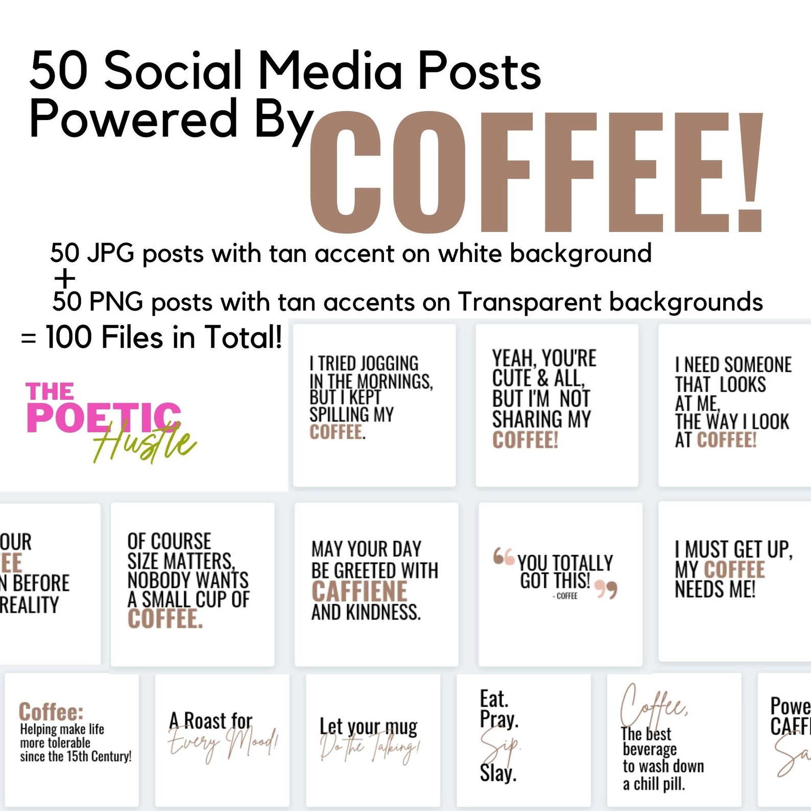 Coffee IG Posts, Cafe Business, Coffee Business, IG Templates, IG ...