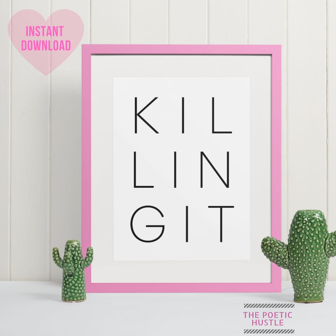 Typography Print Typography Poster Printable Wall Art - Etsy