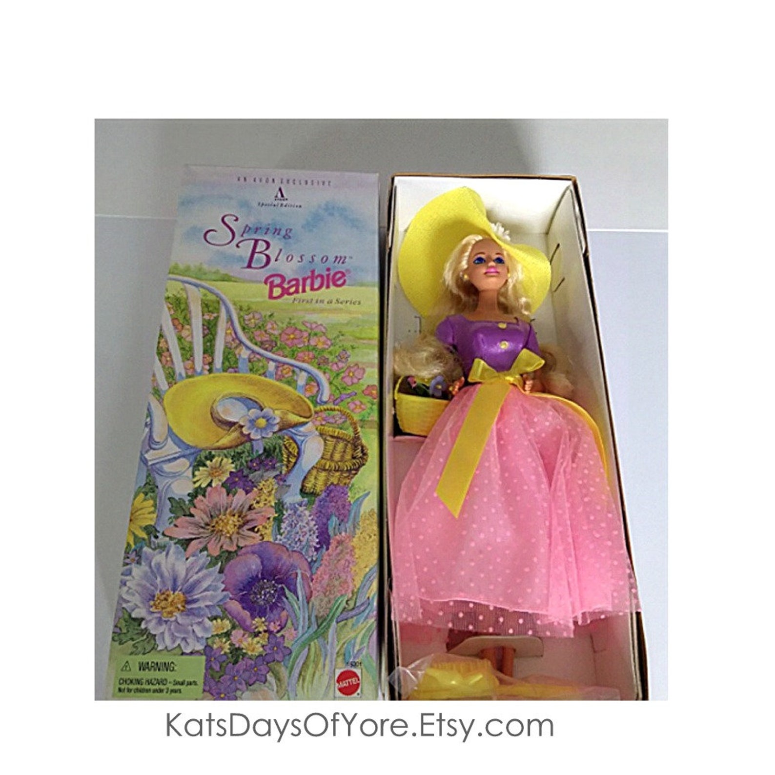Dolls - Spring Blossom Barbie First in a Series - 1995 Avon Exclusive ...