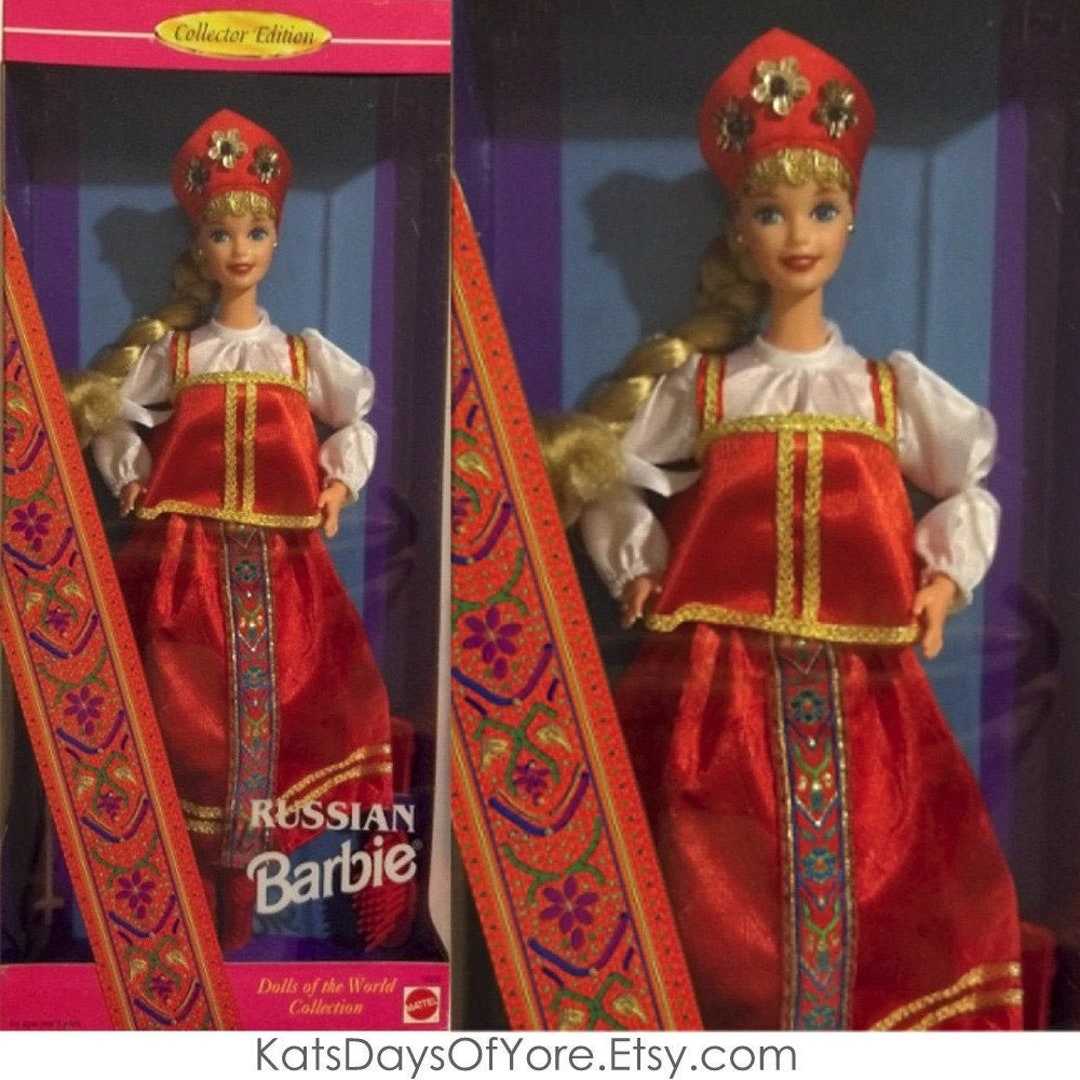 Dolls Russian Barbie 1996 Collector Edition Dolls of the World ...