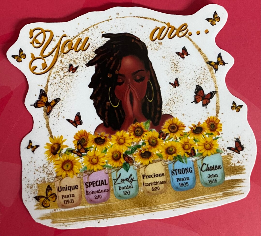 Black Queen Stickers Melanin Black Girl Magic Stickers African American ...