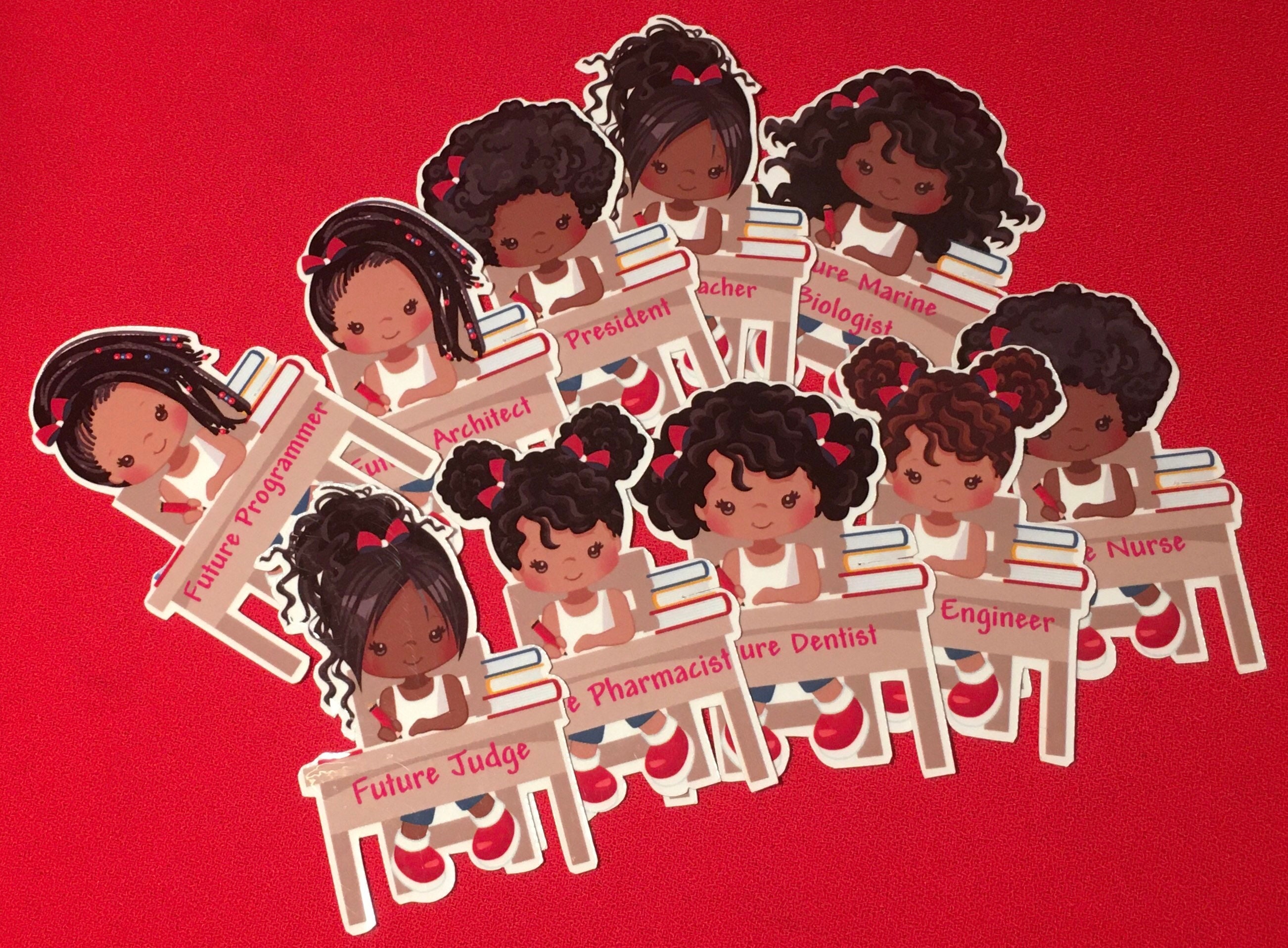 African American Stickers Motivational Stickers Melanin | Etsy