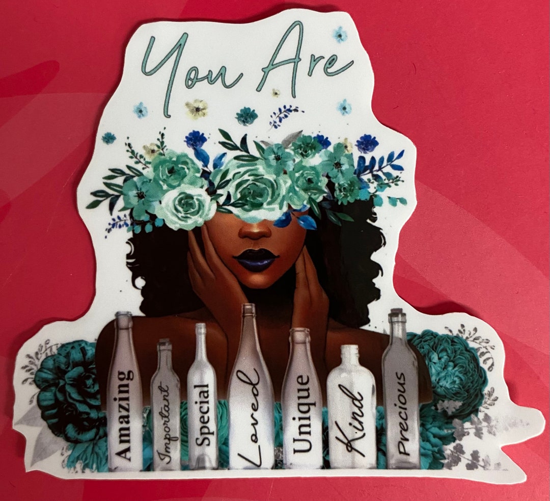 Black Queen Stickers Melanin Black Girl Magic Stickers African American ...