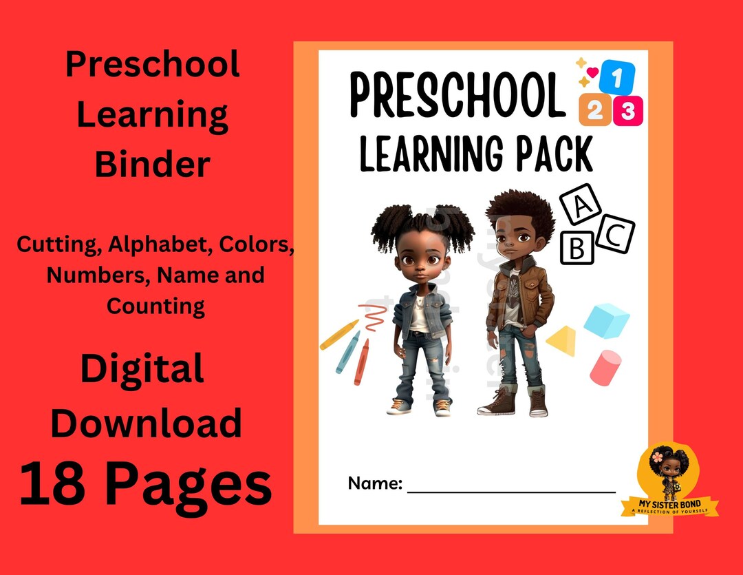 Preschool Learning Binder, Preschool Worksheets, Worksheet, African ...