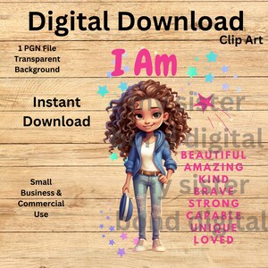 Printable Latino Girl Clipart, Kids Png, Mexican Girl,multicultural ...