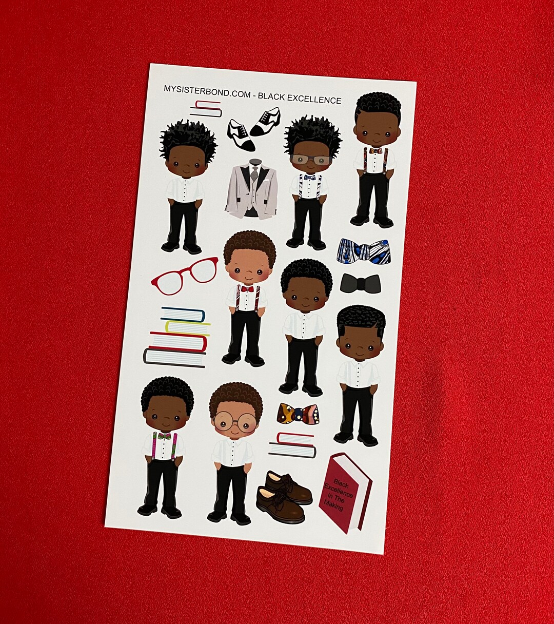 African American Boy Stickers Melanin Boys Black Boy Joy Vinyl Stickers ...