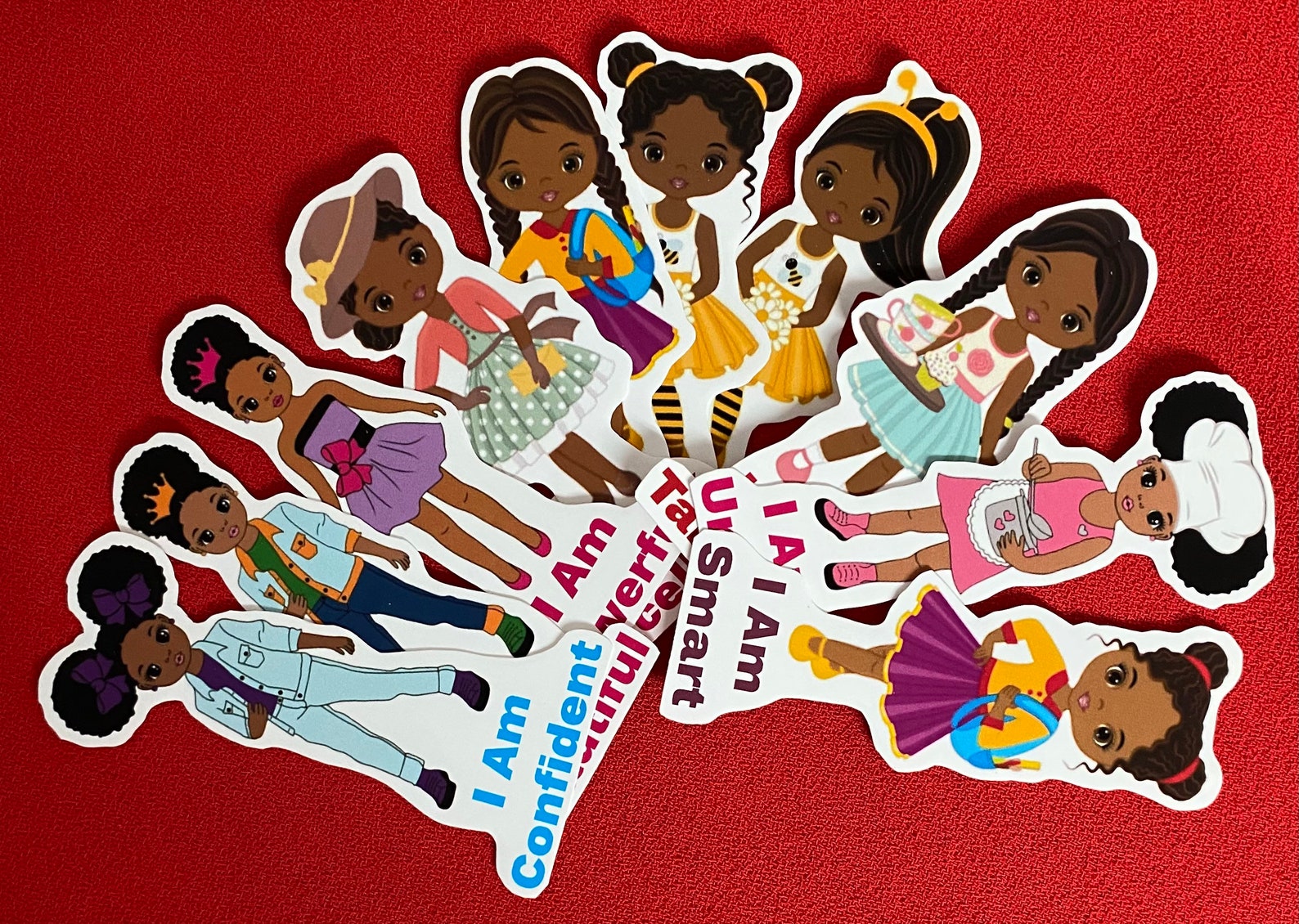 Inspirational Stickers African American Black Girl Magic Stickers ...