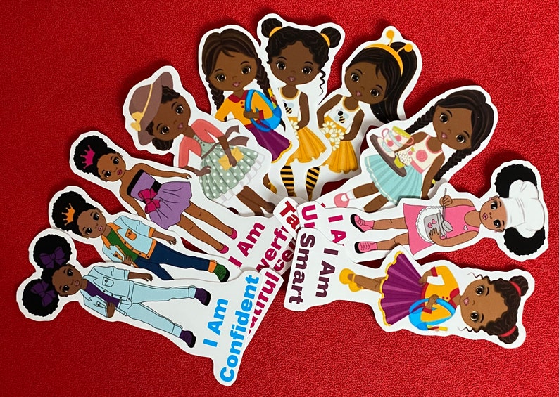 Inspirational Stickers African American Black Girl Magic - Etsy